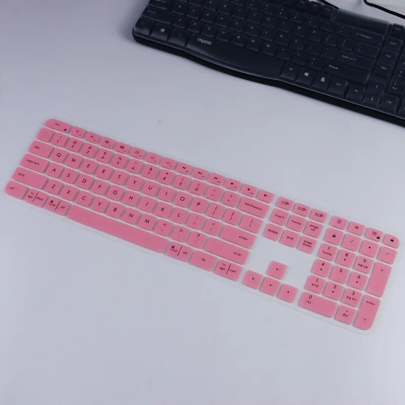 Силиконовый чехол для Logitech MX Keys и MX Keys S Pink