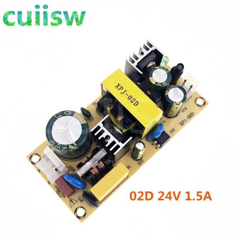 Модуль импульсного источника питания cuiisw AC-DC 220V to 12v 24v Output 24V 1.5A