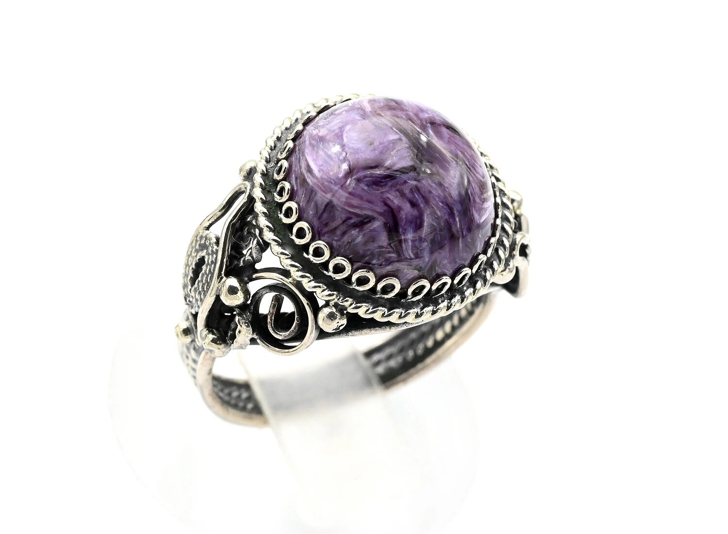 Кольцо, чароит