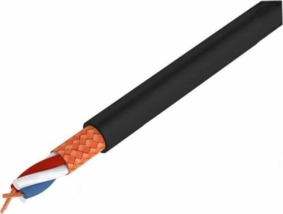 Провод HELUKABEL 400040 микрофонный черный Cu ПВХ -30-70 град. C -6,5мм аудио, кратно 1 м