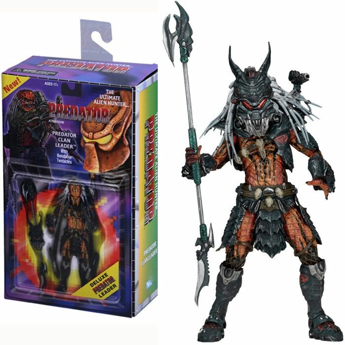 Фигурка Хищник Predator от NECA Kenner Prey Action Figure Ultimate Feral Predator высота 18cm