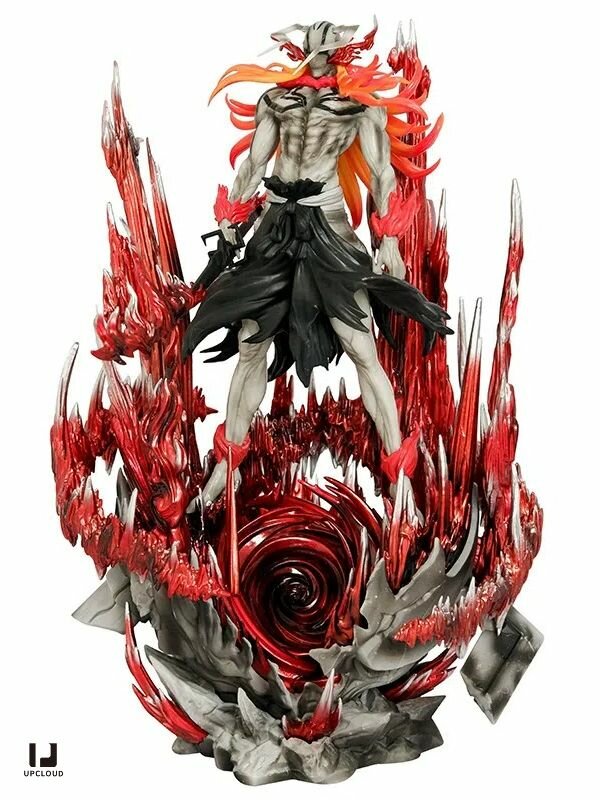 Фигурка Bleach "Ичиго Куросаки", 32 см, красная, белая и черная, статичная