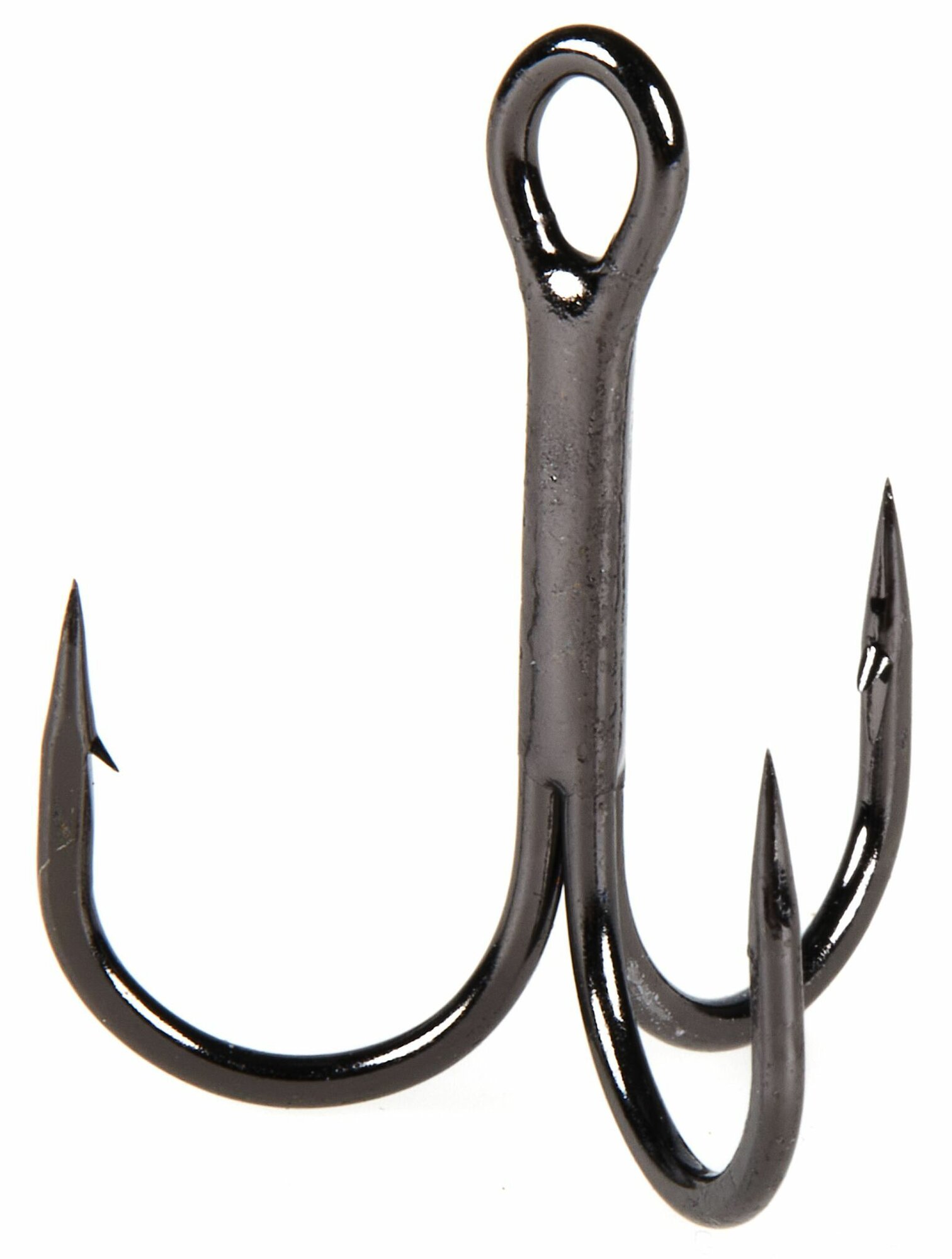 Крючки для рыбалки тройники металлические набор на щуку и сома, Gamakatsu 18 TREBLE BLACK разм. 02 6шт, снасти карповые летние Япония