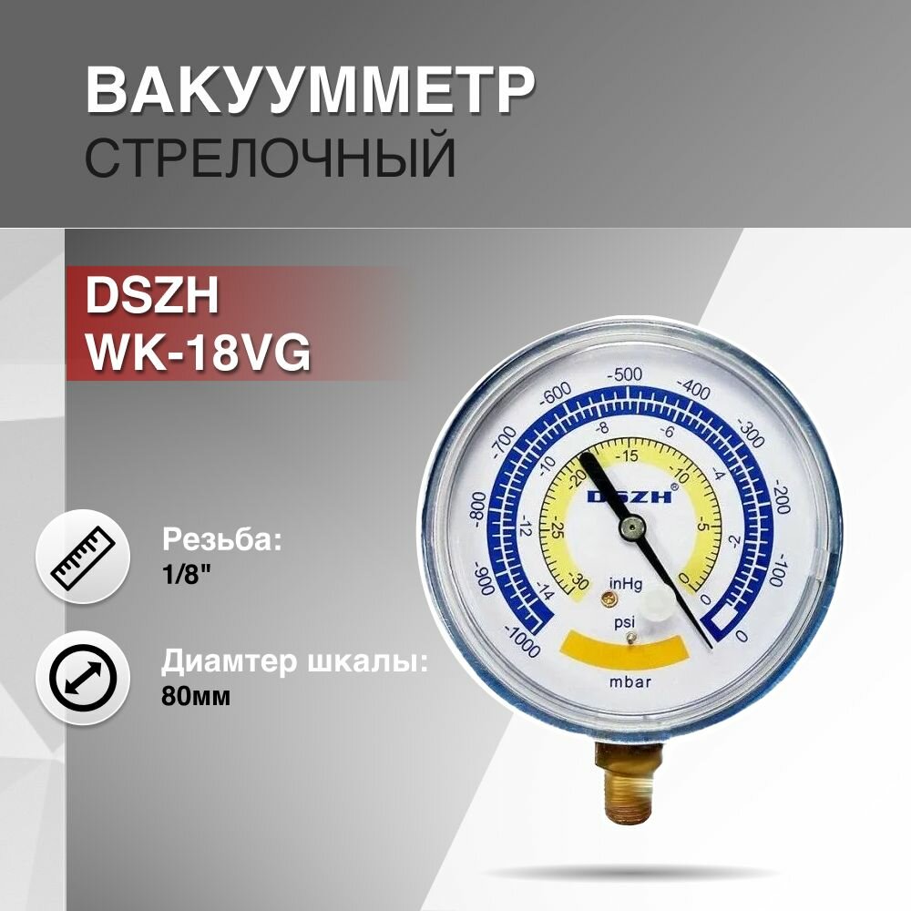 Вакуумметр DSZH WK-18VG