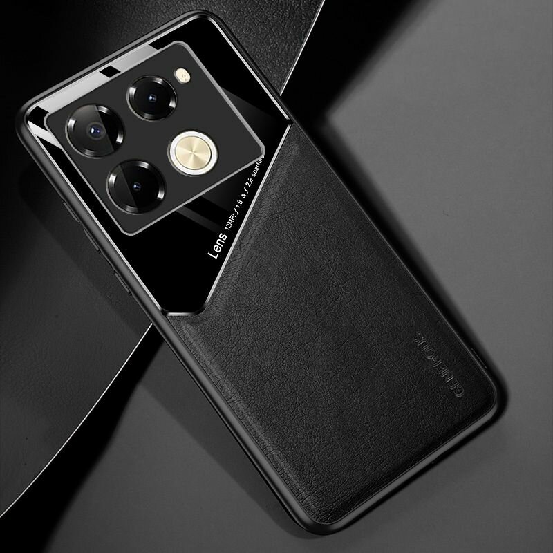 Кожа чехол для infinix Note 40 Pro+ 5G / infinix Note 40 Pro Магнитное притяжение внутри противоударный чехол