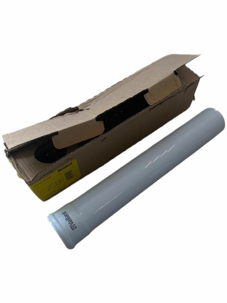 Дымоходная труба для газовых котлов Vaillant DN 80 L0,5 белая