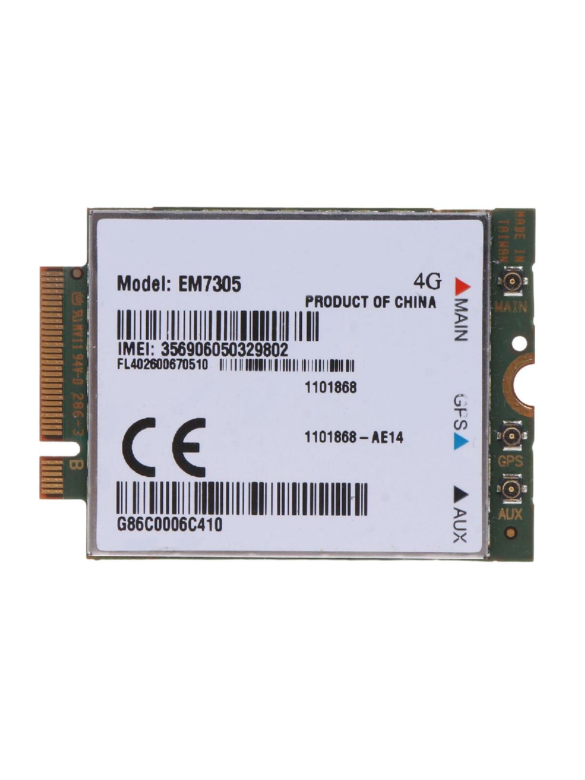 Unlocked EM7305 Sierra Wireless Standard Gobi5000 FDD LTE/EVDO/DC-HSPA+ NGFF 4G WWAN Netwwork Card Mobile Broadband