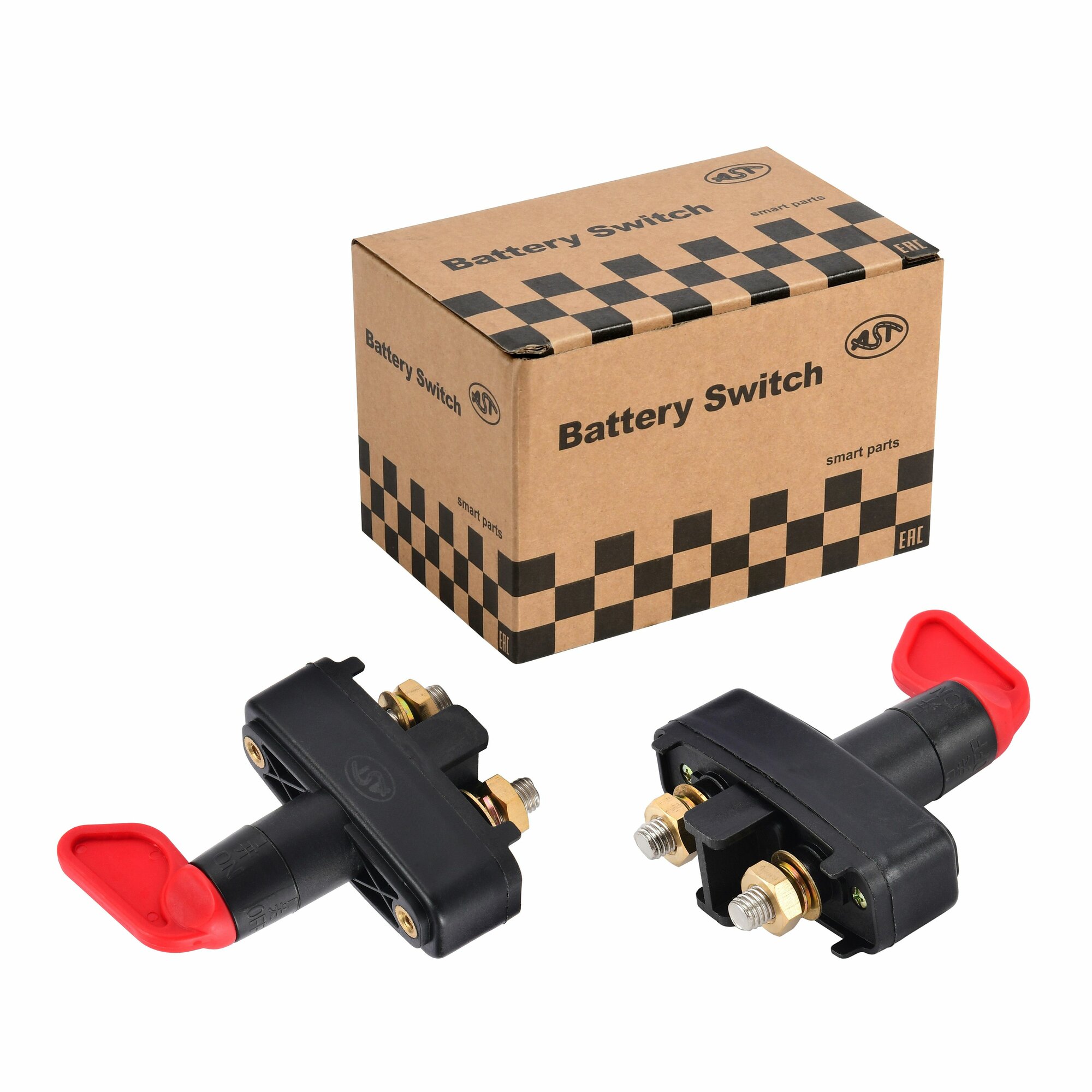 Выключатель аккумулятора (массы) FAW J6/J7 с 2018/DONG FENG GX DFH4180 (фиксатор между клеммами) AST Smart