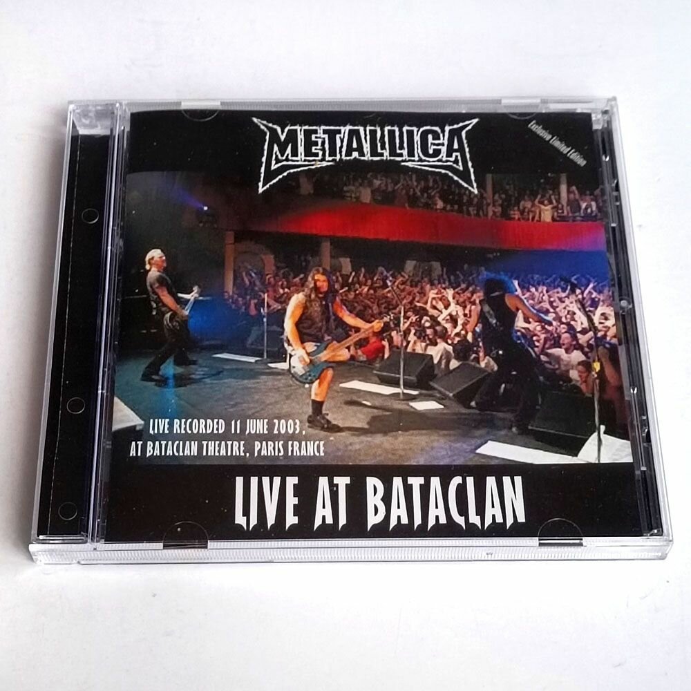 METALLICA - LIVE AT BATACLAN Paris France 2003 CD (аудио диск, концерт)