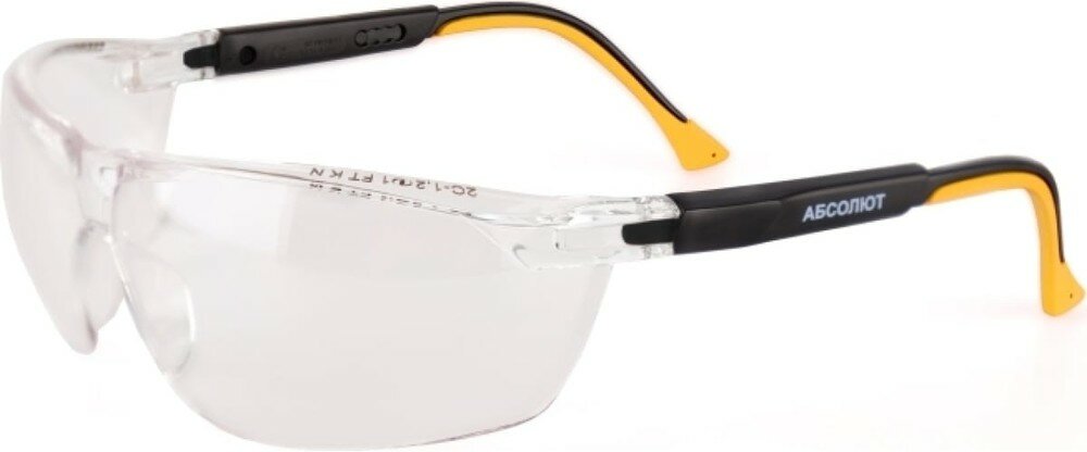 Очки защитные открытые Росомз О78 абсолют CRYSTALINE (2C-1,2 РС) арт. 178737 - 1 шт.