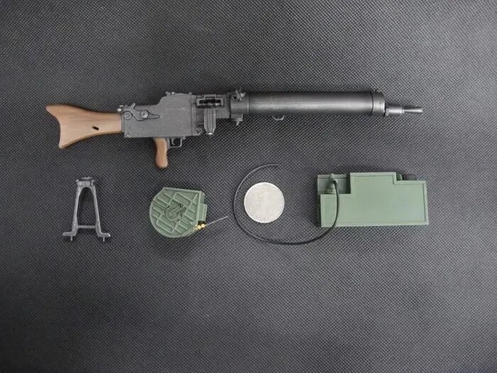 Пластиковая статическая модель MG08-15 пулемёта 1/6 масштаба
