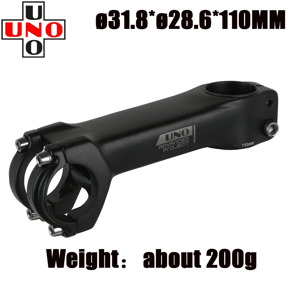 Вынос руля UNO 31.8x110mm, черный