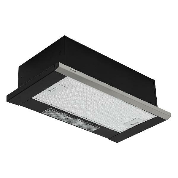 Вытяжка Krona Kamilla slim 600 Black/Inox (2 мотора)