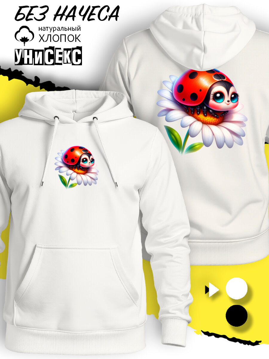Худи Толстовка свитшот с божьей коровкой