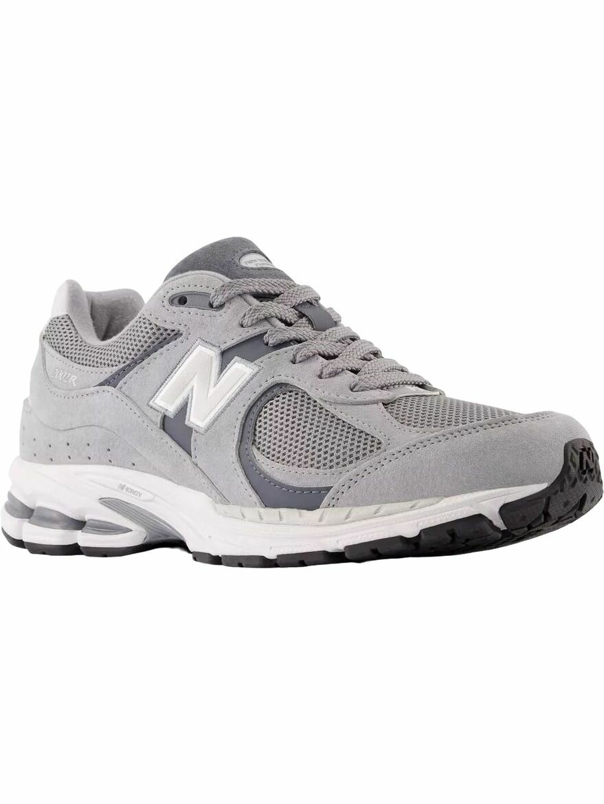 Кроссовки New Balance 2002, полнота F, размер 7,5 US, серый/белый — фото 1