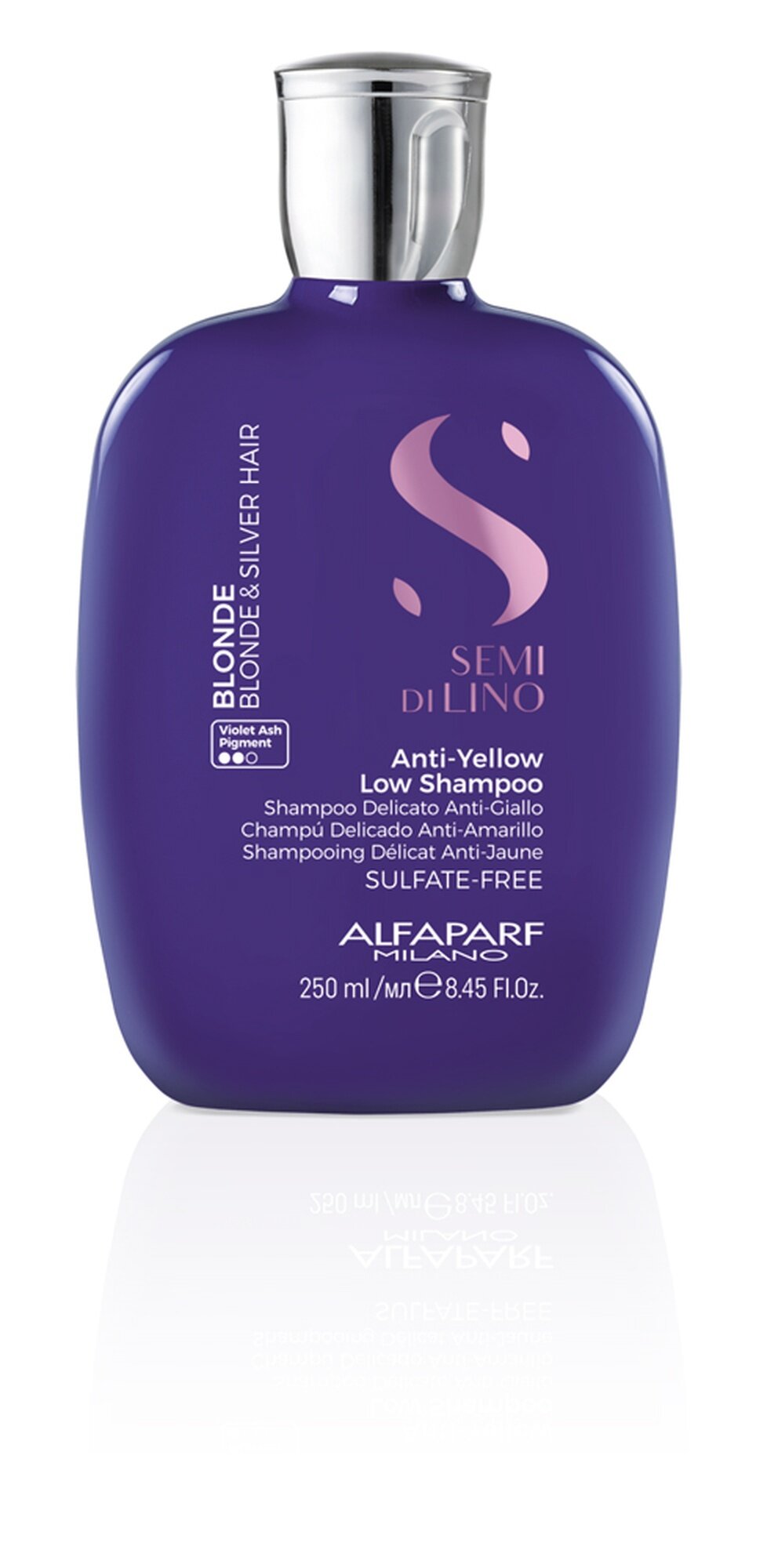 Шампунь тонирующий анти-жёлтый Alfaparf SDL Anti-Yellow Low Shampoo 250 мл 22625