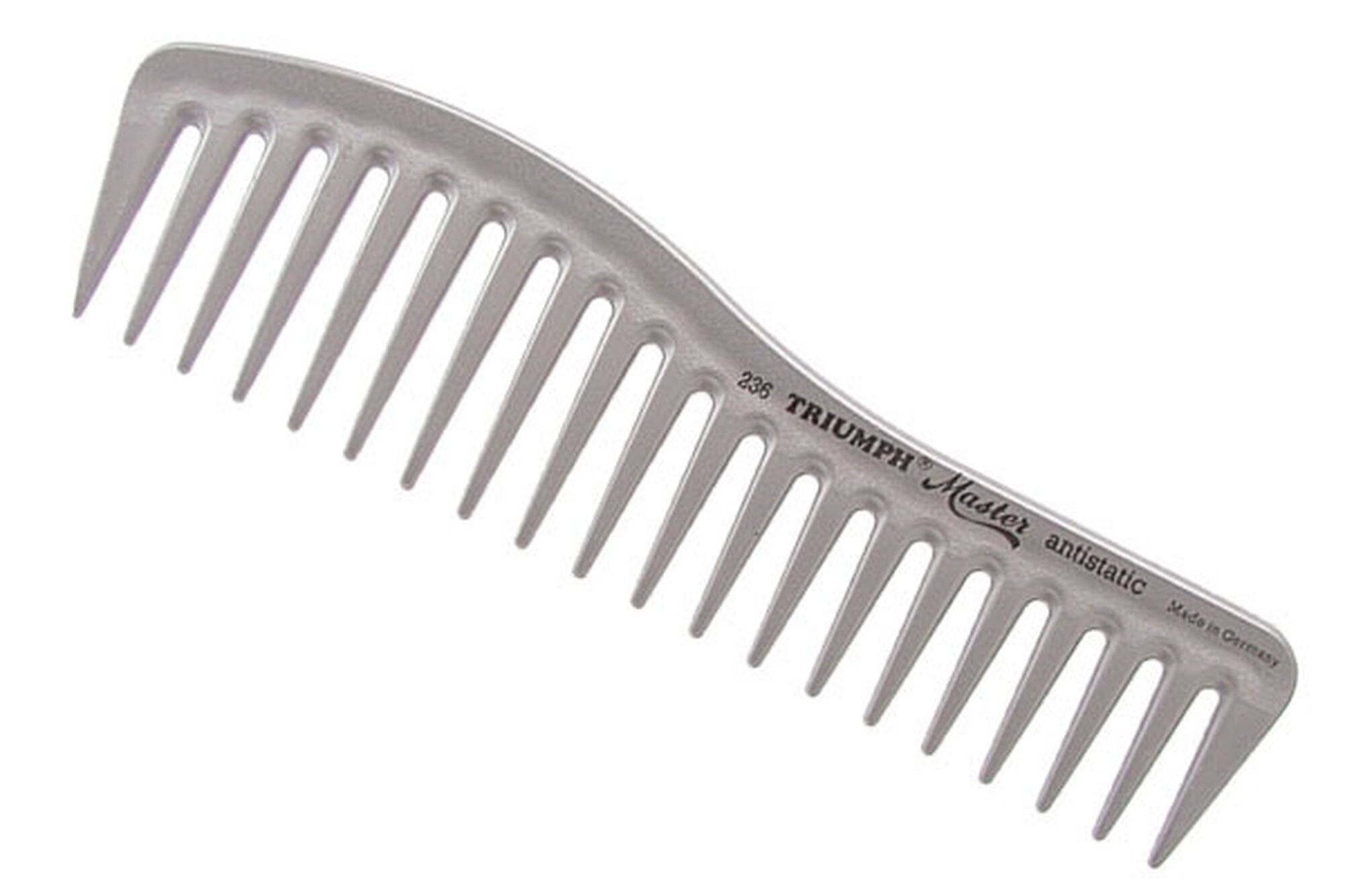 Расческа-гребень для укладки Triumph Antistatic180 мм серая 95/236