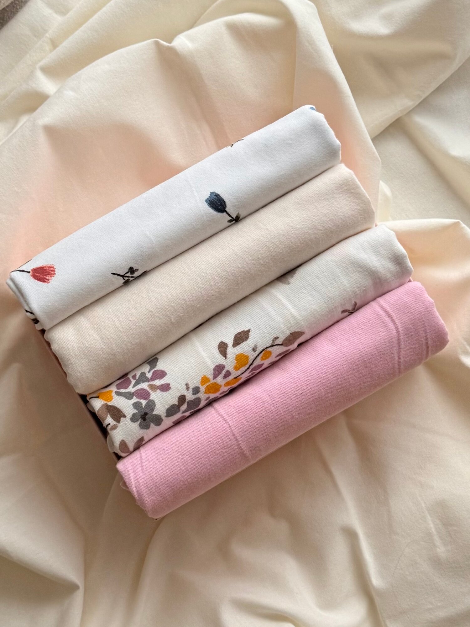 Набор больших фланелевых пелёнок 100х120 ANGEL PREMIUM