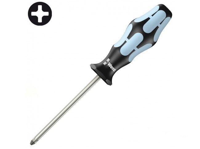 Отвертка крестовая из нержавеющей стали Phillips 3350, PH3 x 150 мм WERA WE-032023