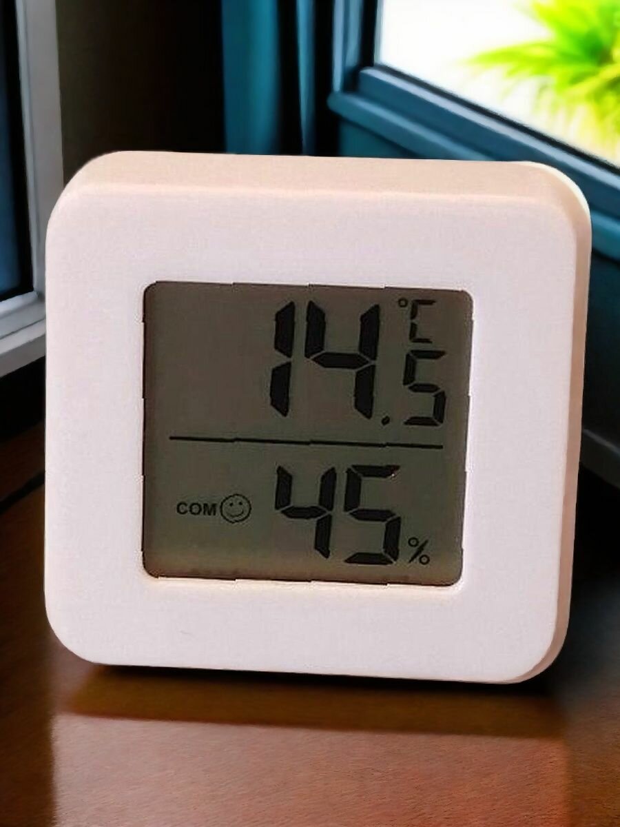 Термометр с датчиком влажности воздуха, электронный