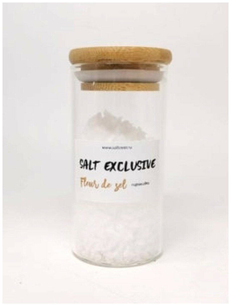 Соль SALT EXCLUSIVE Fleu de sel соляные пирамидки (Мадагаскар), 50 грамм, стекло