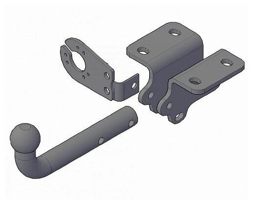 Фаркоп (тягово-сцепное устройство) Трейлер на Фольксваген Амарок 2010-