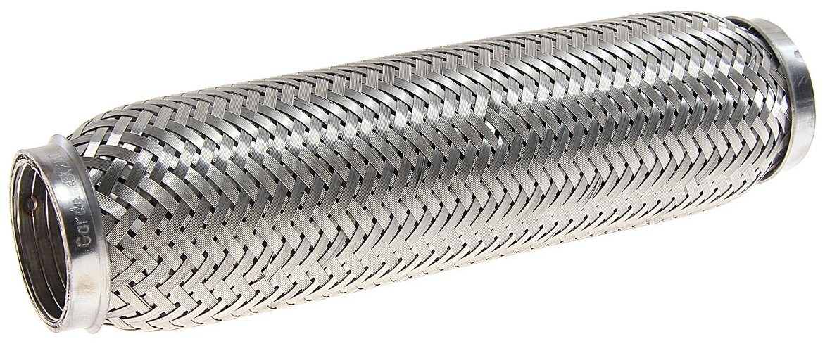 Гофра глушителя 45x260 в 3-ой оплетке interlock нержавеющая сталь GARDE G45260