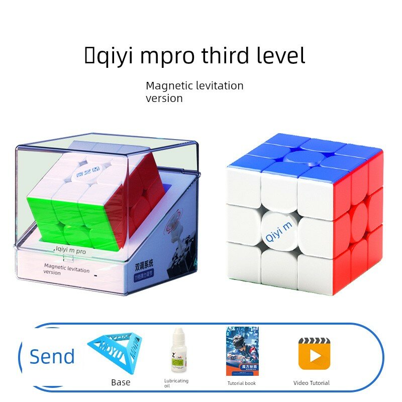 M PRO 3x3 Магнитный Кубик с Левитацией, Высококачественное Магнитное Ядро, Производительность для Соревнований