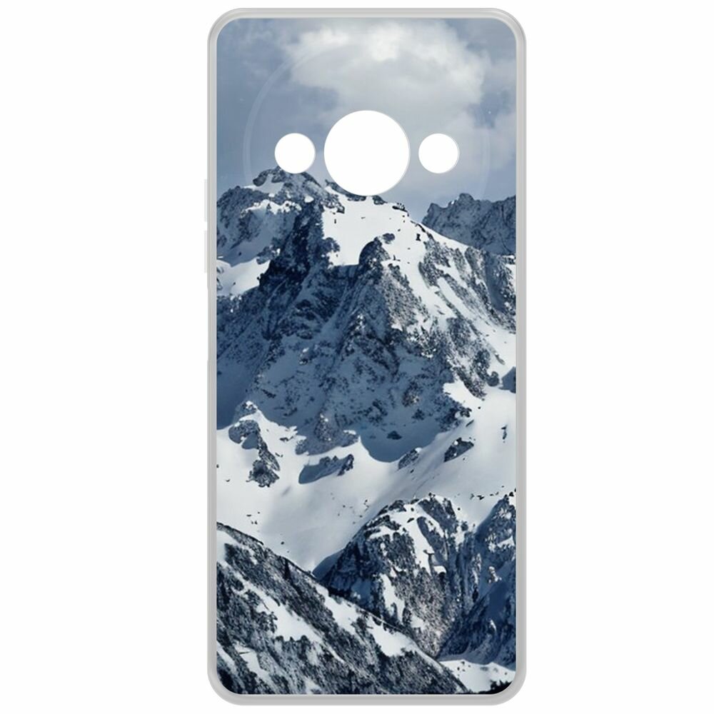 Чехол-накладка Krutoff Clear Case Горы для Xiaomi Redmi A3