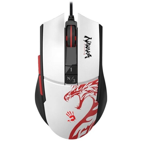 Мышь A4TECH Bloody L65 Max (белый/рисунок) (1874606 )