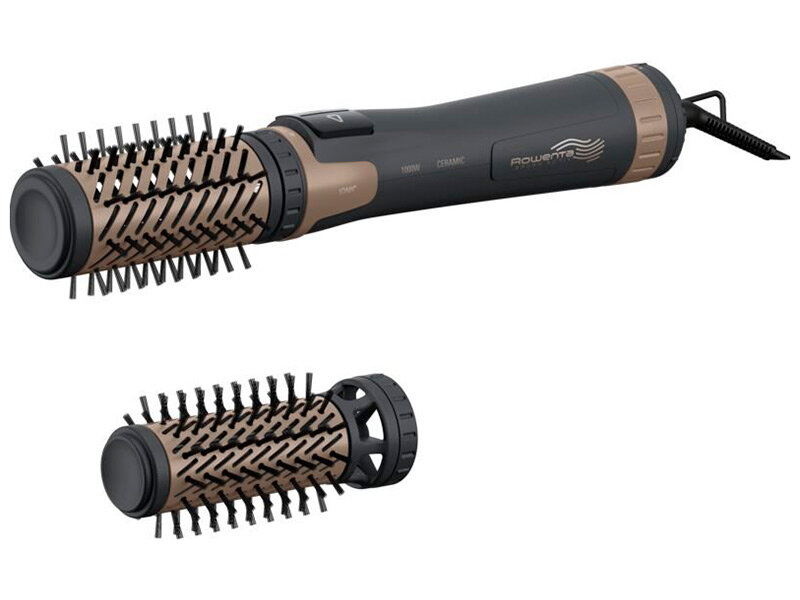 Фен-щетка Rowenta Brush Activ 1000 Вт Dunes CF9528F0 серый/коричневый