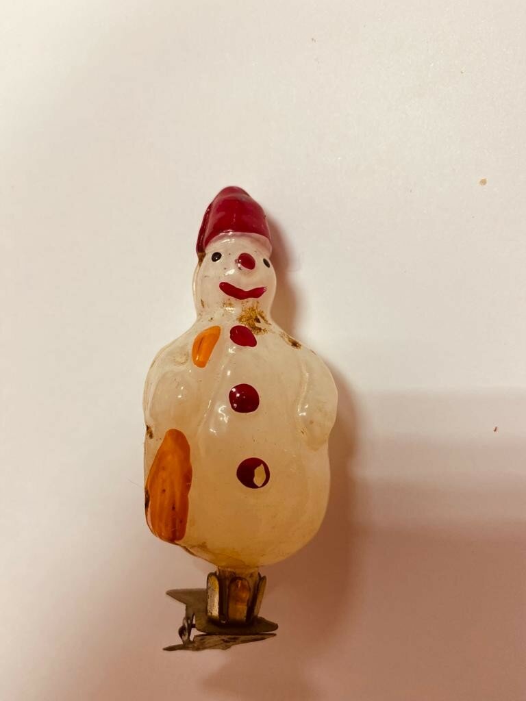 Игрушка на елку Снеговик из набора "Зима"