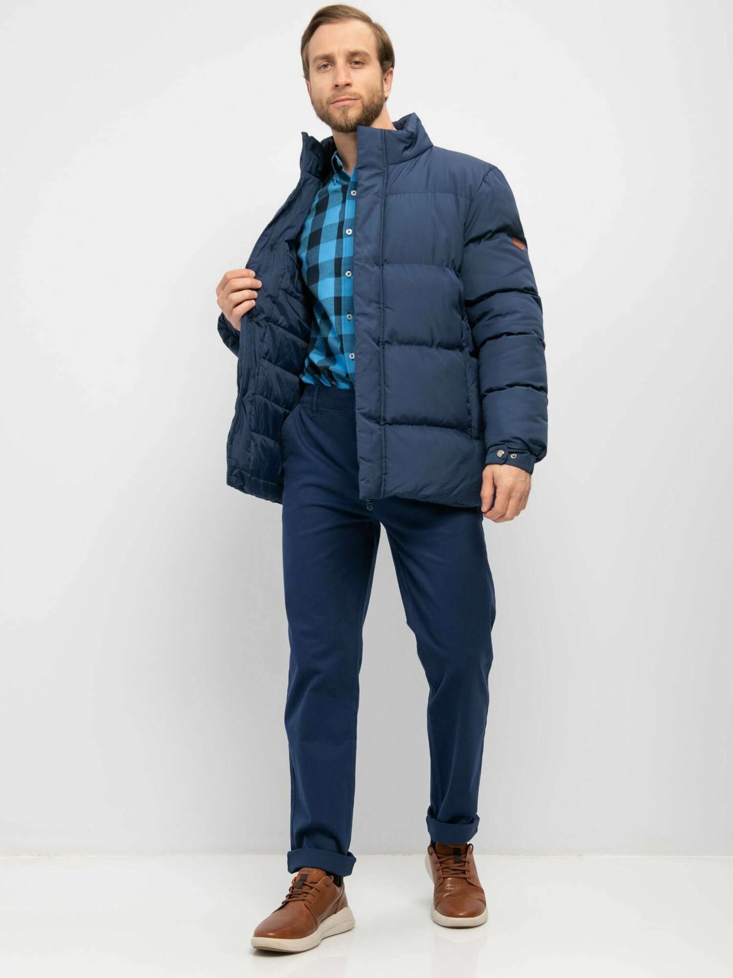 Куртка Lee Cooper Осень-зима 2023, размер XXL, темно-синий — фото 1