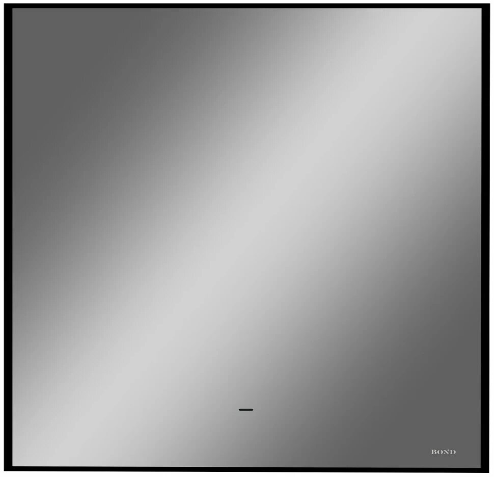Зеркало 80x80 см черный Bond Cube M36ZE-8080