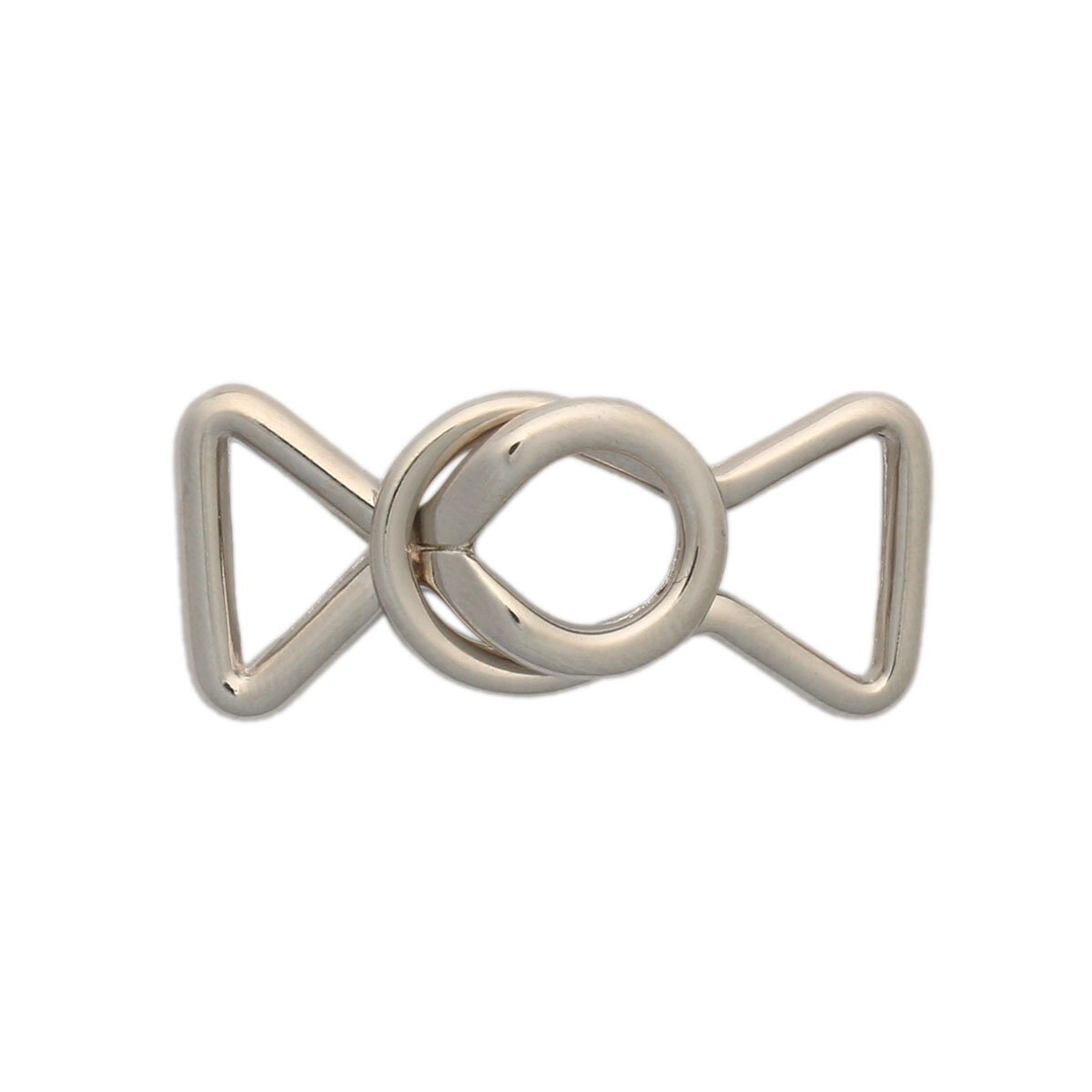 Застежка для купальника бикини разъемная BIG, 10 мм, металл, 6854 (никель), 10 шт