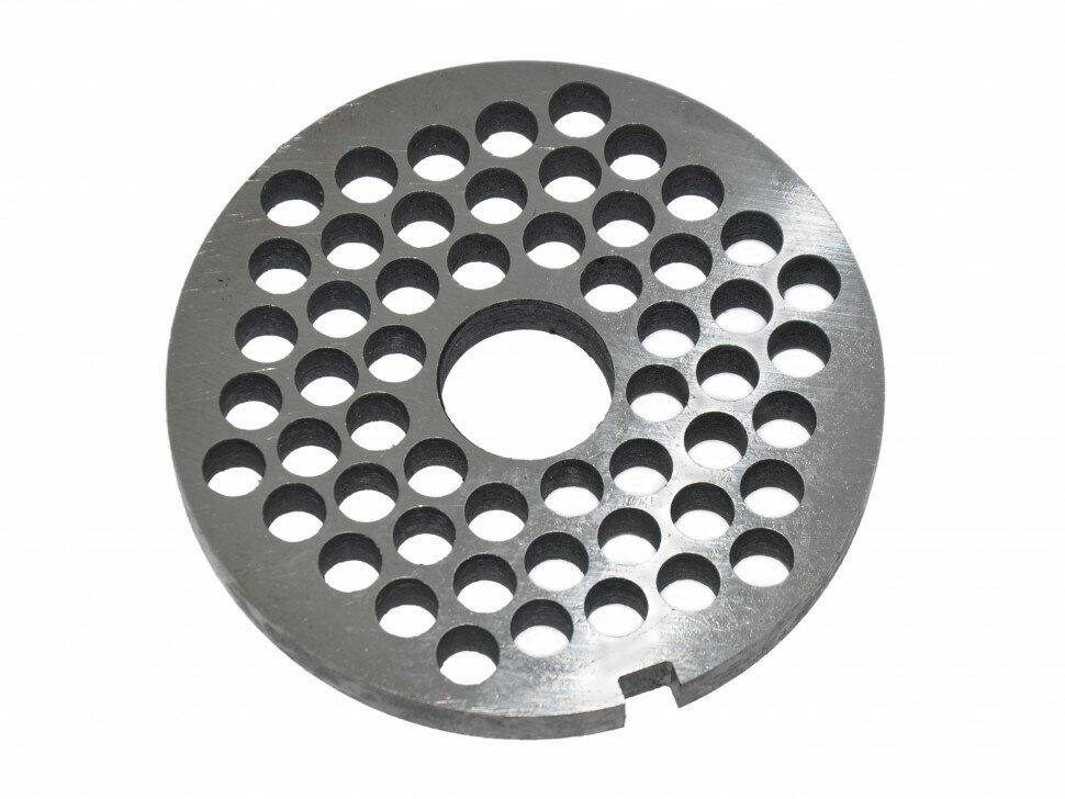 Решетка 3 (диаметр отверстий 9 мм) мясорубки МИМ-600, МИМ-600М (с буртом) МИМ-600.01.006 Решетка №3 мясорубки МИМ-600, МИМ-600М (с буртом)