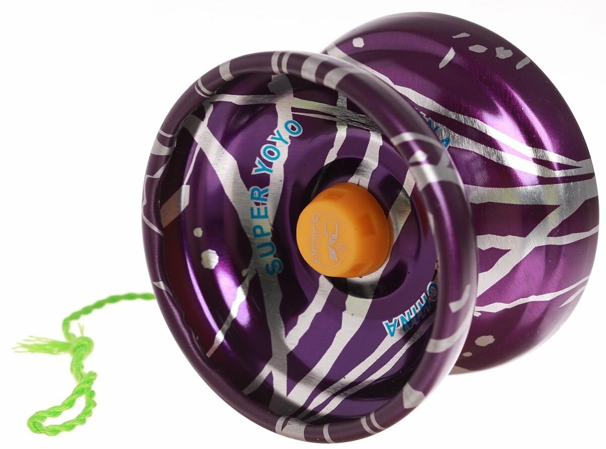 Йо-Йо "Супер", металлическая игрушка-антистресс на веревочке