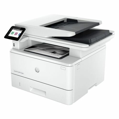 МФУ лазерный HP LaserJet Pro 4103dw черно-белая печать, A4, цвет белый [2z627a]