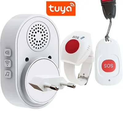 Браслет SOS для пожилых Topvico TP-542DS-T, Цвет: 2, EU Plug