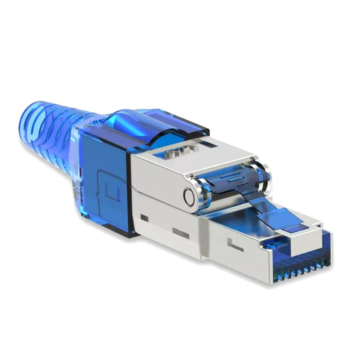 Разъемы RJ45 Cat8 Blue 10 шт.