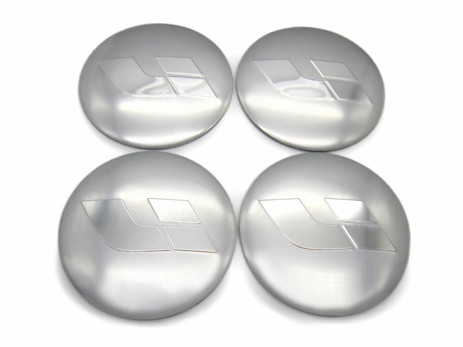 Наклейки на колесные диски Li silver D-56 mm