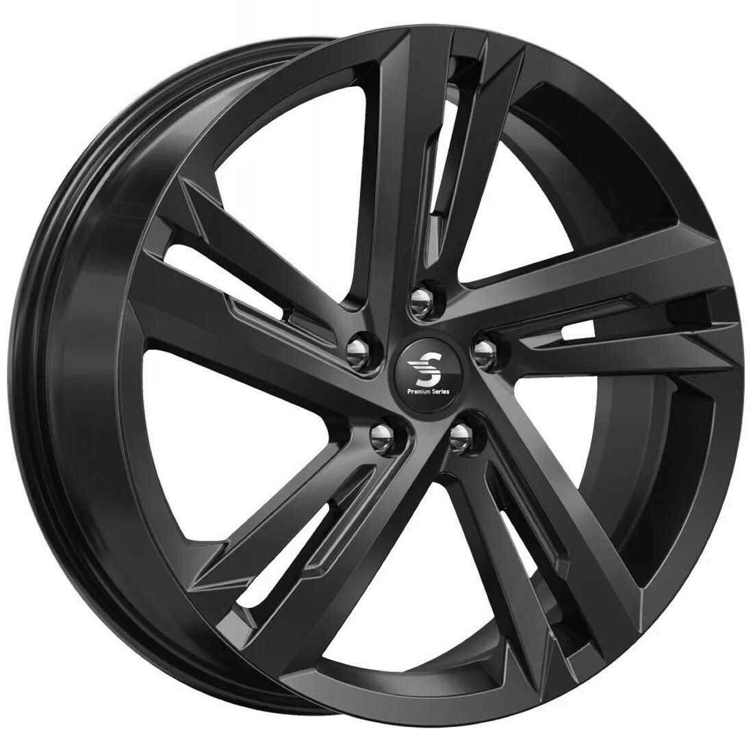 Колесный диск Premium Series КР002 7x19 5x114,3 ET40 64,1 Fury Black литой для автомобиля