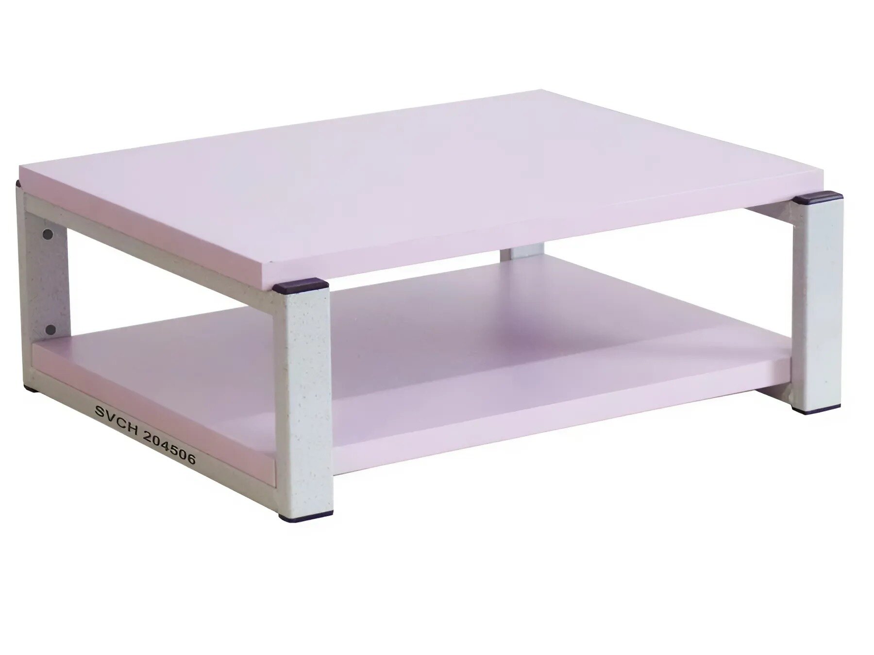 Полка для микроволновки GARROSS "SIBERIA 204506", две полки 30х40 см, высота 15 см, каркас серый, цвет полок лаванда