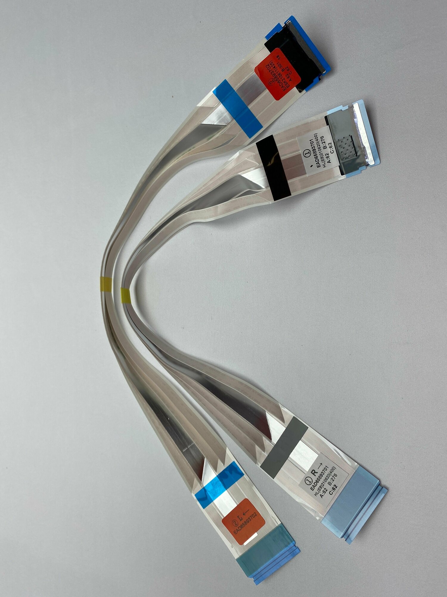 Шлейф Матрица - осн. плата комплект 2 шт, для телевизора LG 43NAN0776PA