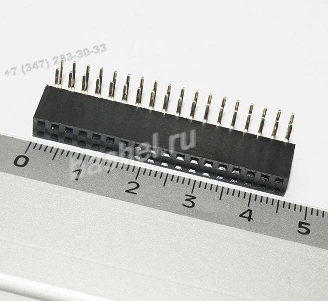 Разъем штыревой PBDR-2x18 (2,54)