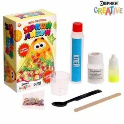 Опыты для детей Яркий лизун