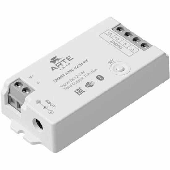 Контроллер двухканальный Arte Lamp Smart A70C-02CH-WF
