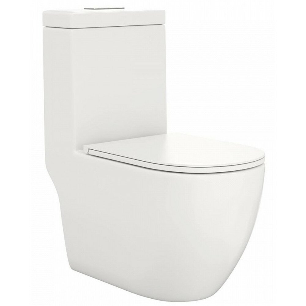 Унитаз Teymi Lina T41102 моноблок безободковый