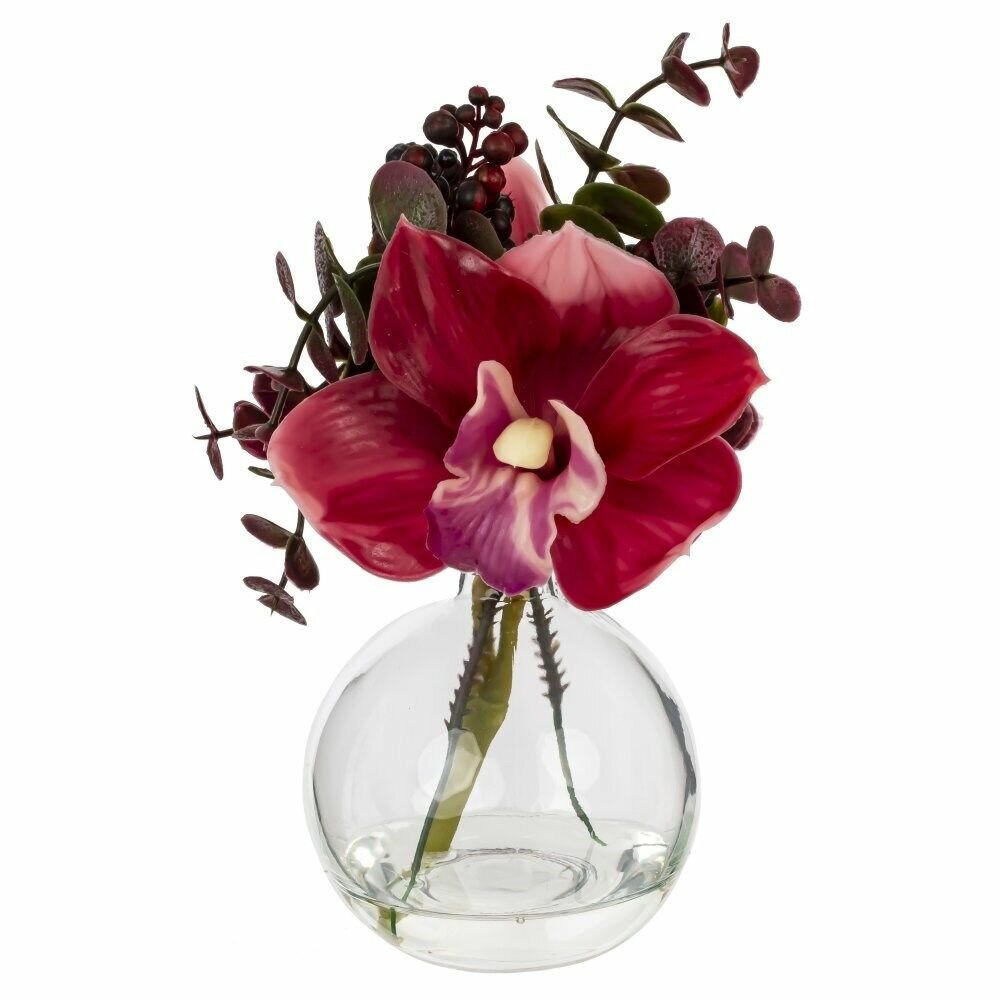 Цветочная композиция "Орхидея", 14х14х22 см