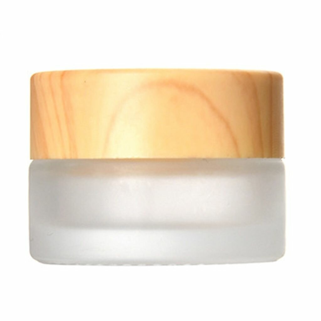 Бутылка для крема с крышкой Woodgrain Бутылка для крема Frosted